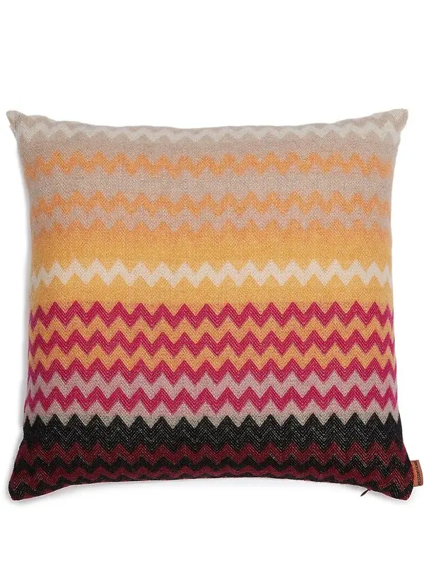 Missoni Humbert Geometric-pattern Cushion - Orange