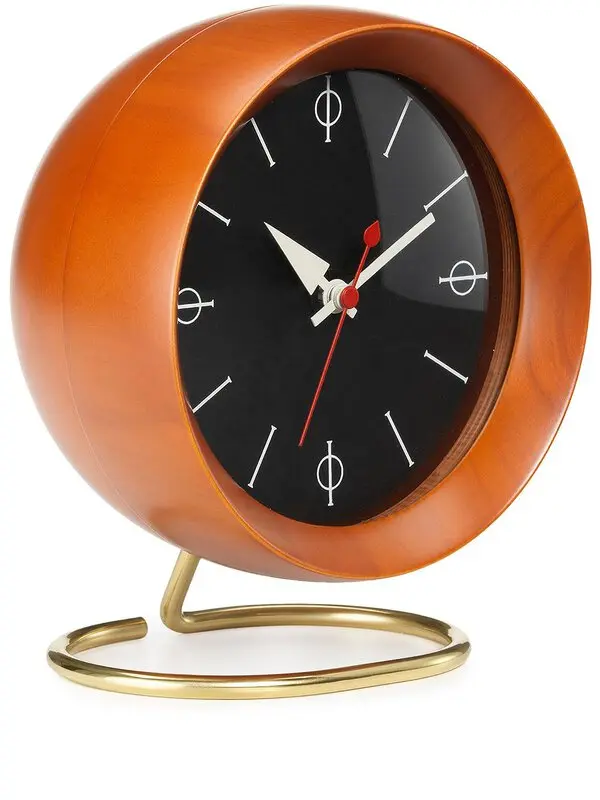 VITRA Desk Clocks Chronopak Clock - Brown | Editorialist