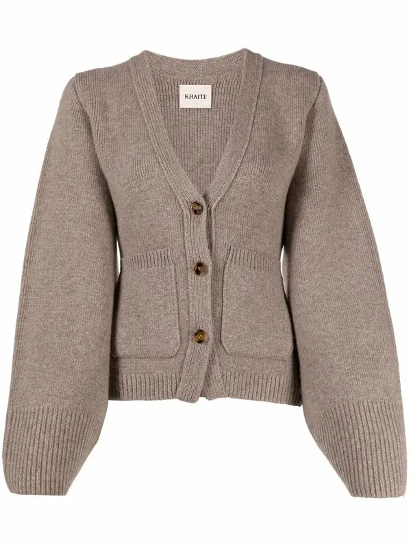 Khaite The Scarlet Cashmere Cardigan - Neutrals