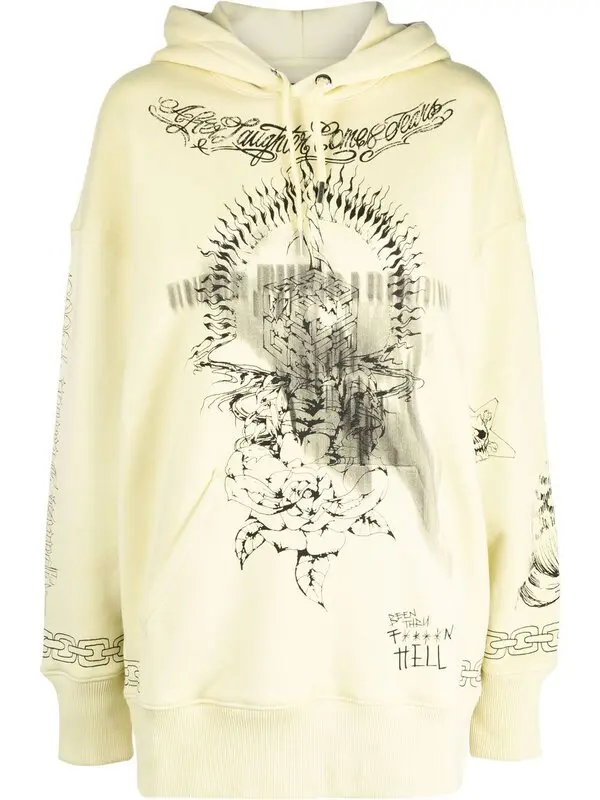 Givenchy Oversized Printed Hoodie