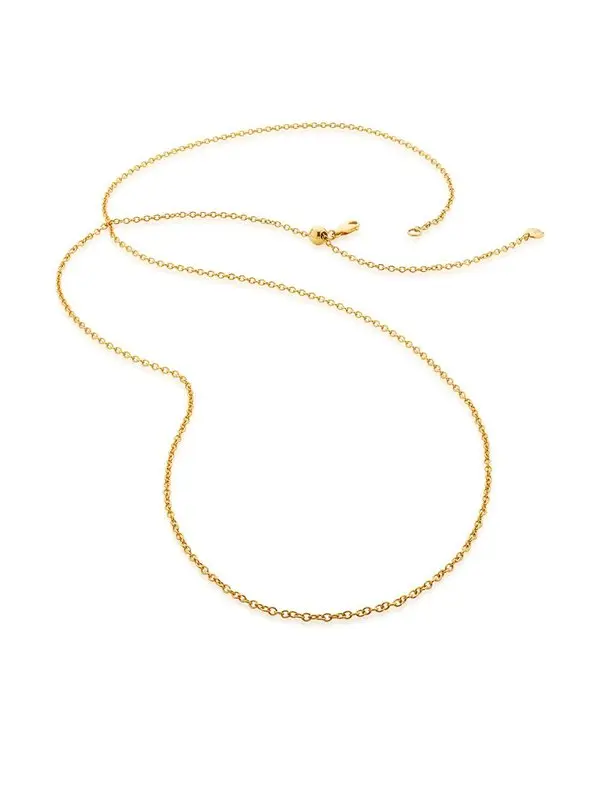 Monica Vinader 32/81cm Adjuster Rolo Chain - Gold