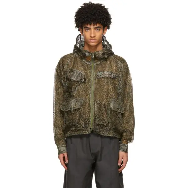 South2 West8 Tan & Black Bush Trek Jacket In Leopard - 60% Off 