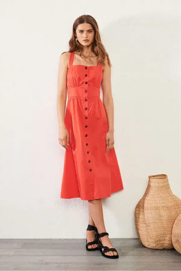 red midi backless dress Buy BHOEM Red Satin Open-back Draped Halter MIDI Event Dress from Next USA