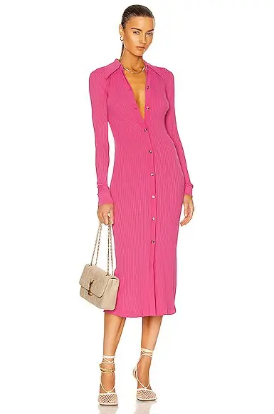 dodo bar or pink dress Mid-length dress Dodo Bar Or Pink size L International in Cotton