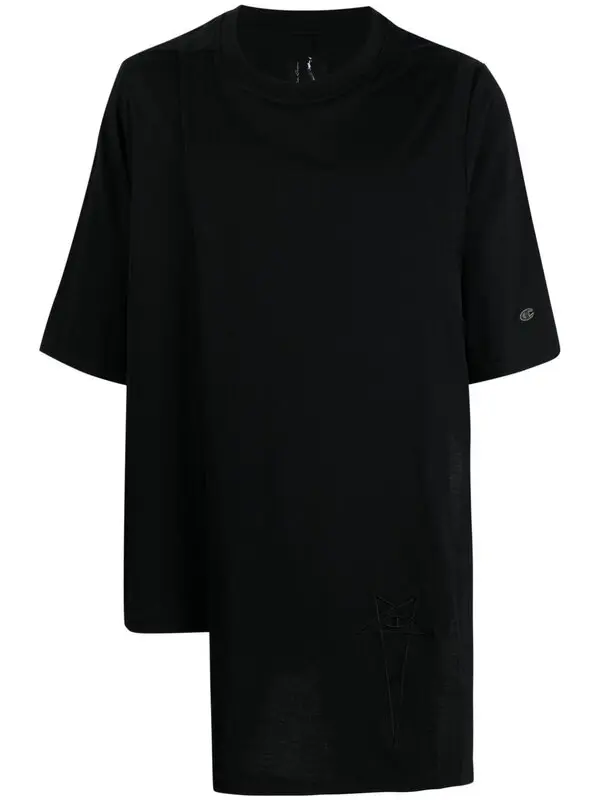Rick Owens Asymmetric Short-sleeved T-shirt