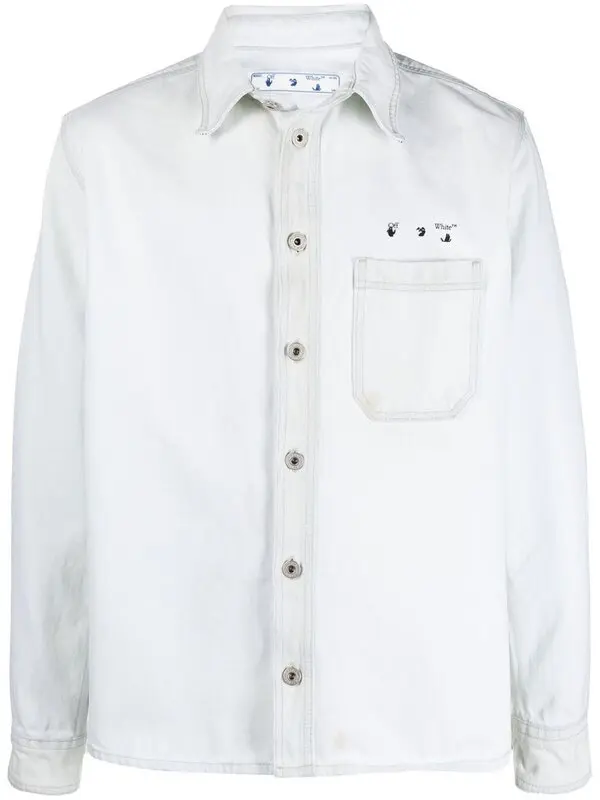 Off-White Arrow Logo Denim Jacket