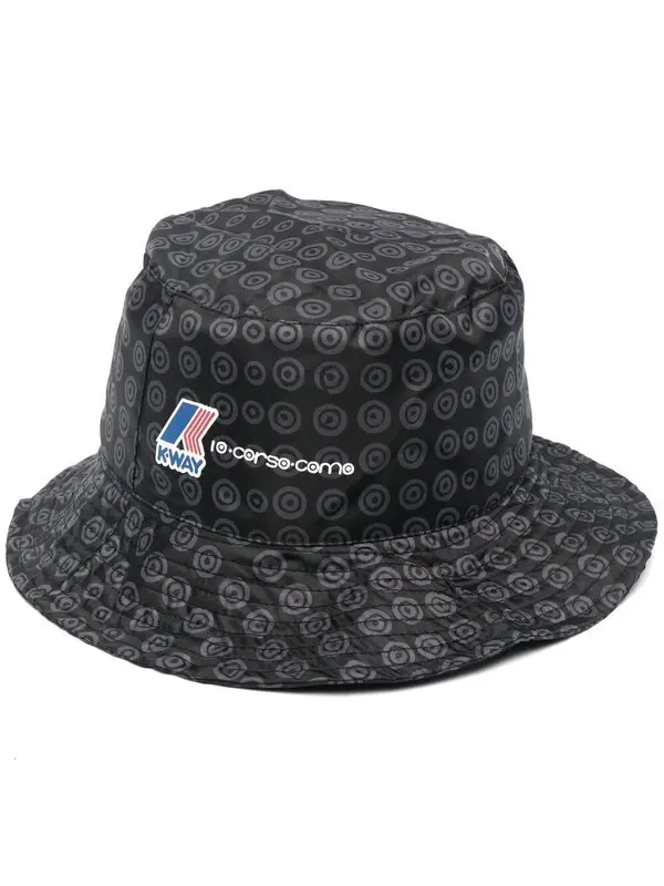 10 CORSO COMO X K-way Logo-print Bucket Hat