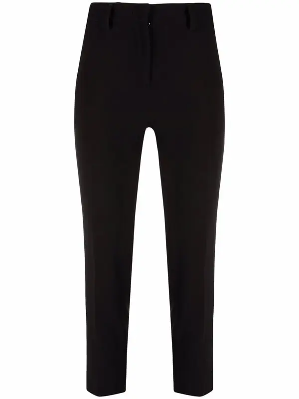 BLANCA VITA Peonia Cropped Trousers - Black