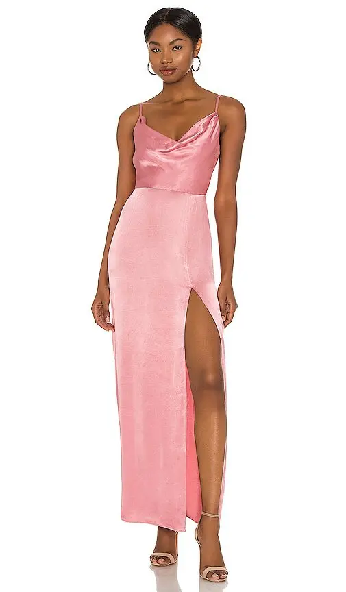 Nbd Lila Gown - Mauve Pink