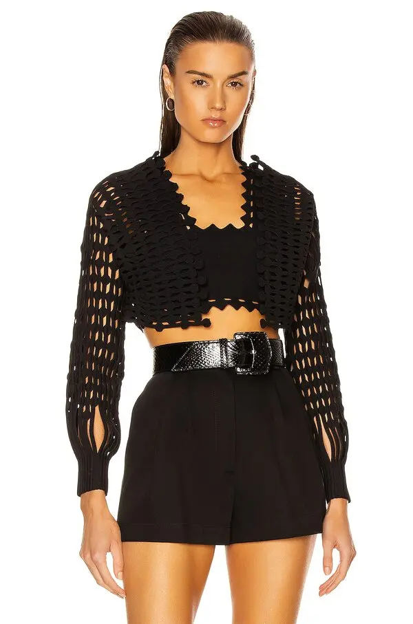 Alaïa Knit Lace Top
