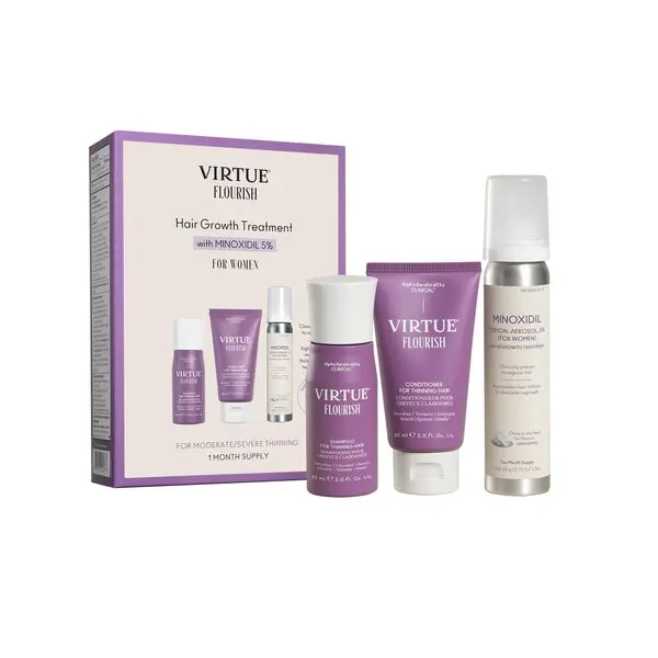 VIRTUE Flourish Nightly Intensive Hair Growth Treatment 30 Day - One-color