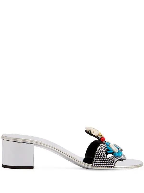 GIUSEPPE ZANOTTI Turchesite 40mm Sandals
