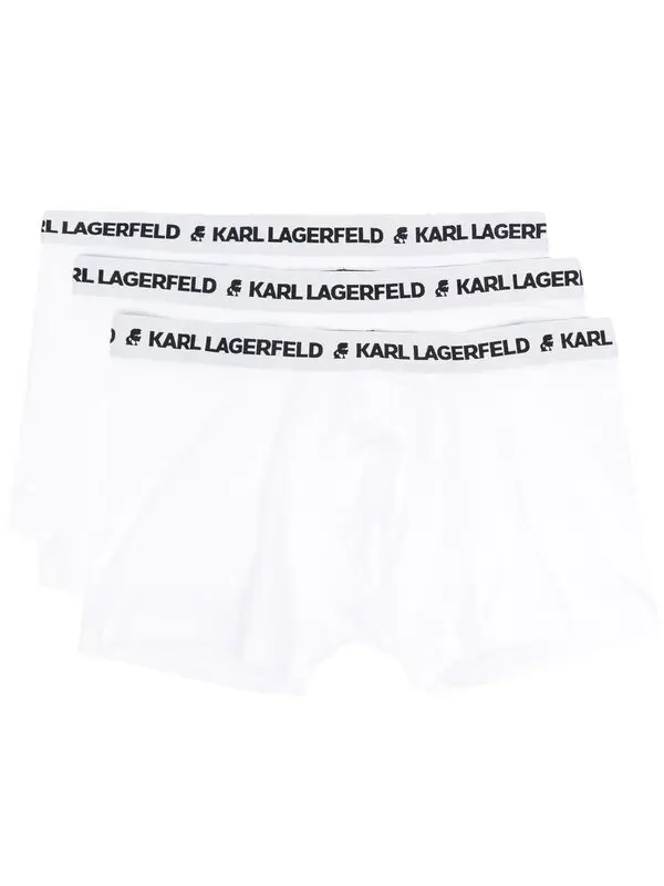 Karl Lagerfeld Logo-waistband Boxer Short Set