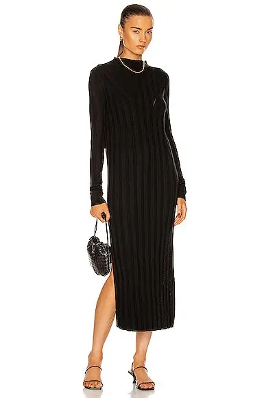 puff sleeve knit dress Trina Turk Women's Larissa 2 Dress - Black
