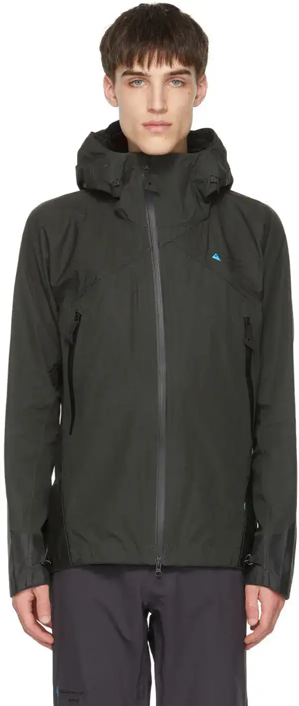 Klattermusen Green Einride Jacket In 980 Charcoa - 49% Off 