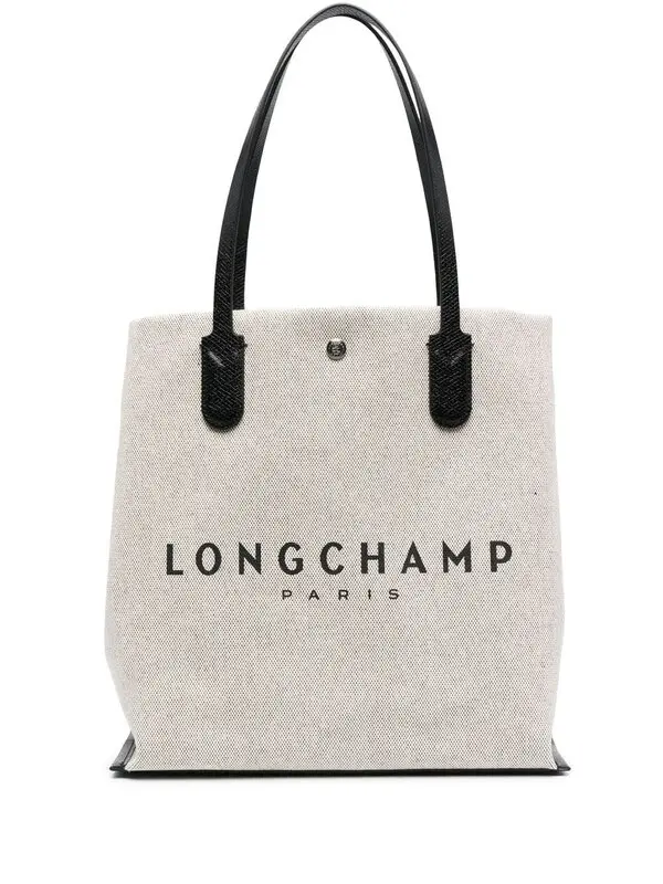 Longchamp Logo-print Tote - Neutrals