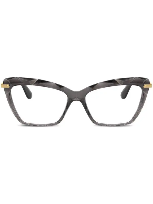 Dolce & Gabbana Cat-eye Glasses - Brown