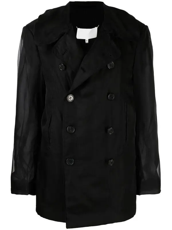 MAISON MARGIELA Double-breasted Organza Jacket