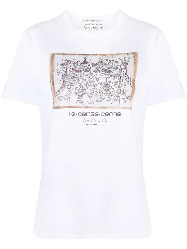 10 CORSO COMO Seoul Shop Print T-shirt