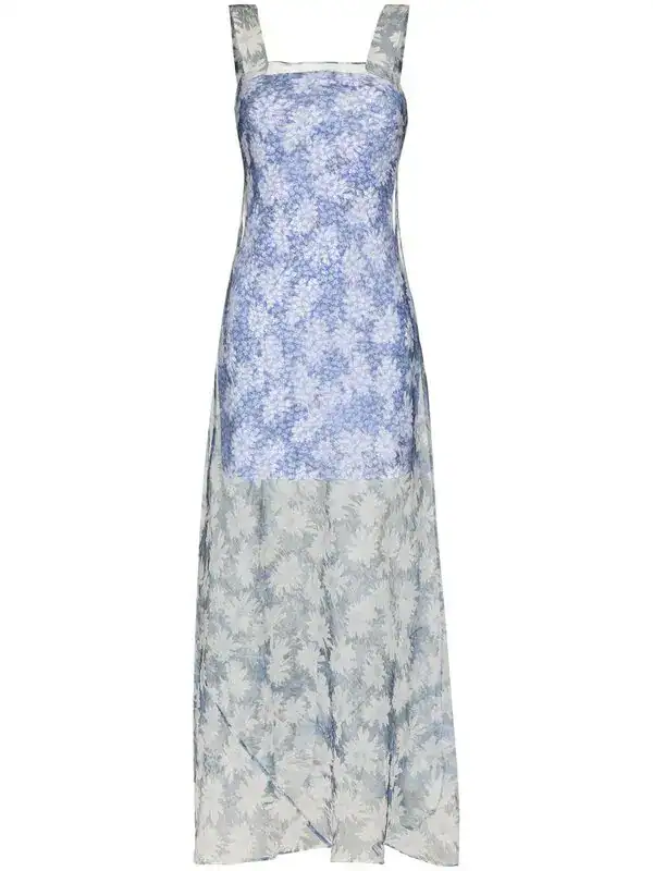 sir the label sheer dress Ingrid Lace Midi Dress | Ivory Silk-Like Scandi Silhouette