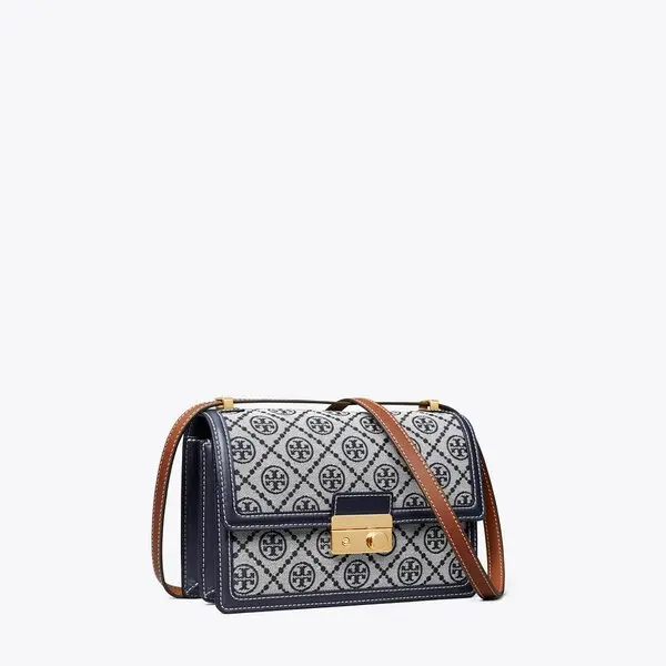 Tory Burch T Monogram Shoulder Bag - Tory Navy