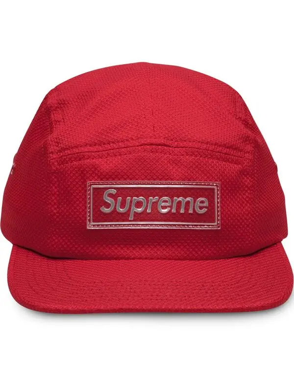 Supreme Nylon Pique Camp Cap - Red | Editorialist