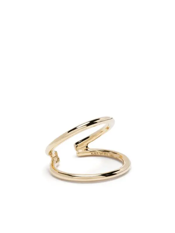 WE BY WHITEBIRD 14kt Yellow Double Ear Cuff