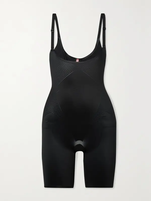 Spanx Spanxshape Invisible Open-bust Bodysuit - Black