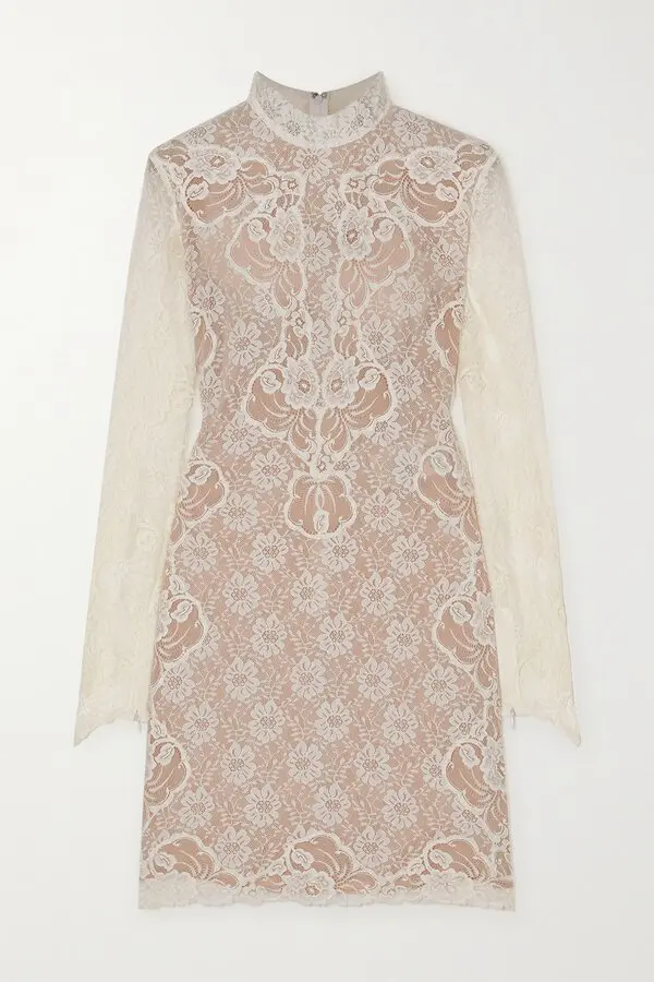silk love and lace dress Milan