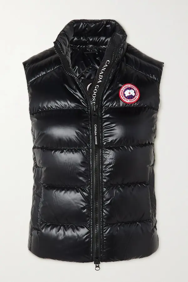 Canada Goose Cypress Quilted Recycled Ripstop Down Vest - Black