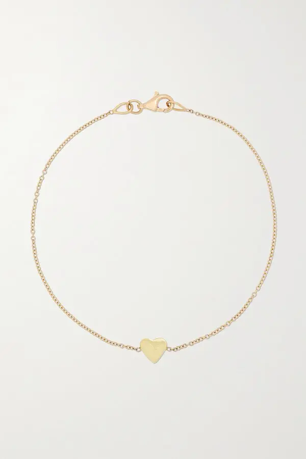 JENNIFER MEYER Mini Heart 18-karat Bracelet