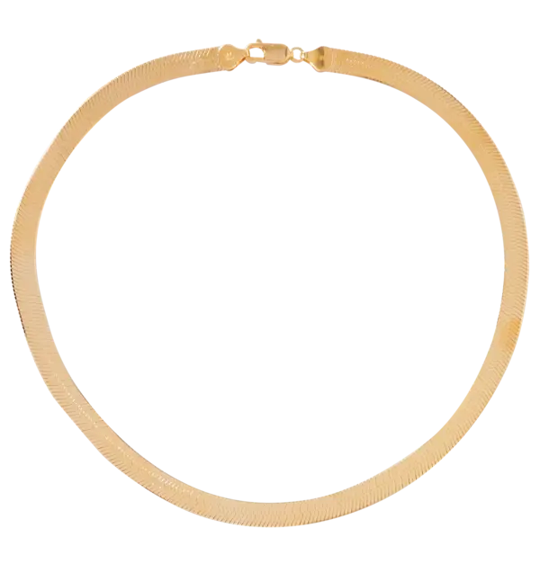 LOREN STEWART Net Sustain Herringbone Xl Recycled Vermeil Necklace