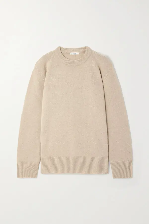 THE ROW Sibem Wool And Cashmere-blend Sweater - Neutrals
