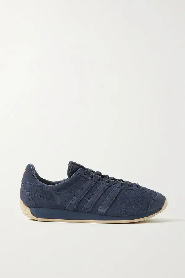 Khaite Adidas Originals Suede Sneakers - Blue | Editorialist