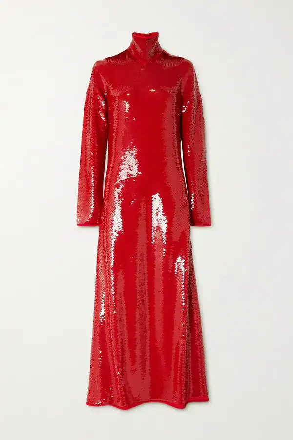 bottega veneta red sequin dress Red Sparkly Cocktail Dress Madonna Custom Size