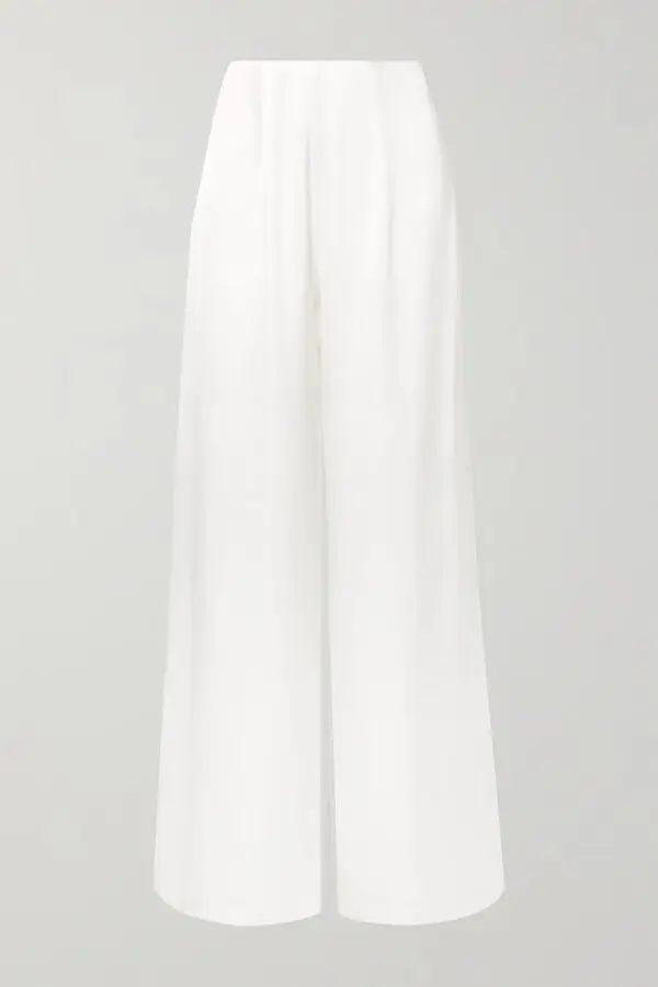 Vanessa Cocchiaro The Coco Satin Wide-leg Pants