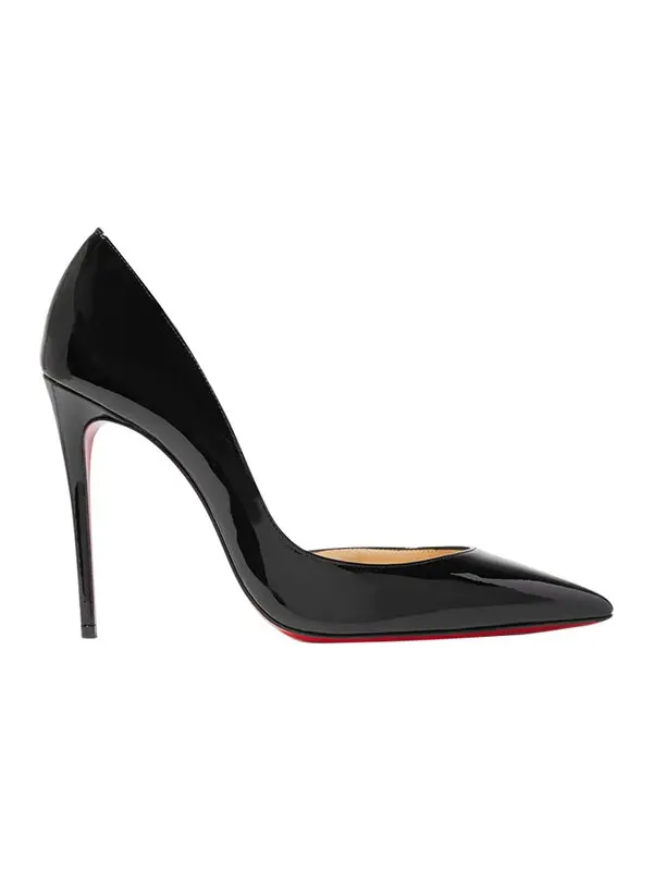 CHRISTIAN LOUBOUTIN Iriza 100 Patent-leather Pumps - Black
