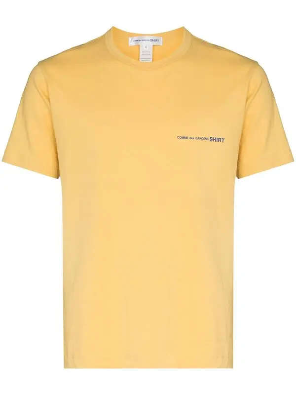 Comme Des GarçOns Sall Logo Short-Sleeve T-Shirt In Yellow - 30% Off ...