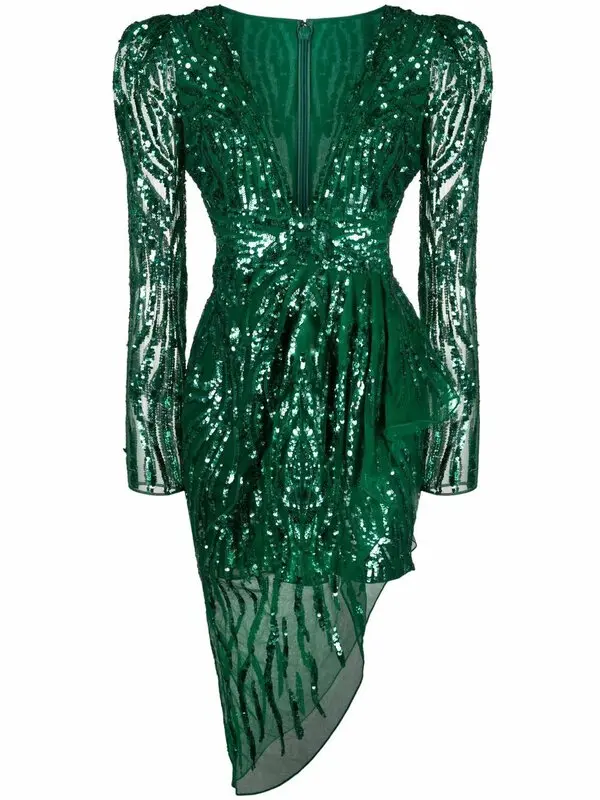 zuhair murad sequin dress Zuhair Murad sequin-embellished Maxi Gown Dress | Neutrals