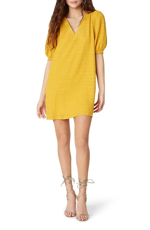 bb dakota by steve madden women's fields of gold dress SMOKESHOW DRESS ORANGE – Steve Madden Canada main image 1
