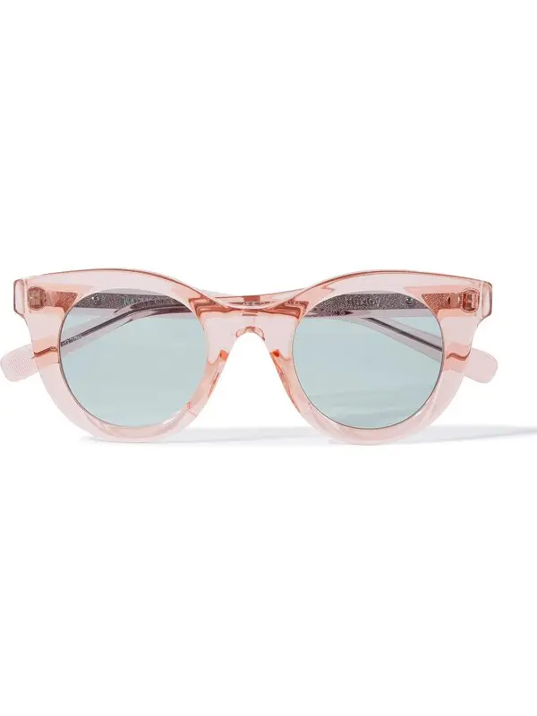 Native Sons Huxley Round-Frame Acetate Sunglasses In Pink 70