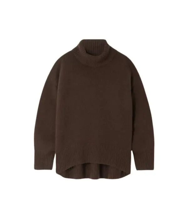 Arch4 Net Sustain World's End Cashmere Turtleneck Sweater - Brown