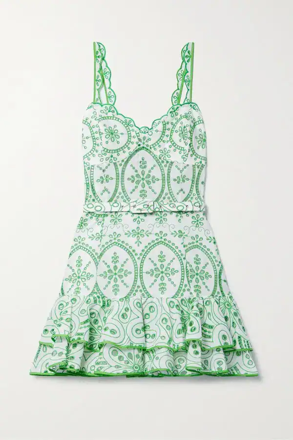 charo ruiz marianne short dress CHARO RUIZ IBIZA Marianne Short Embroidered Dress
