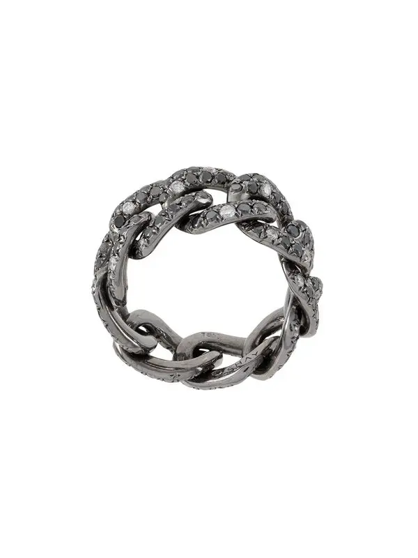 Shay 18kt Gold Diamond Jumbo Link Ring