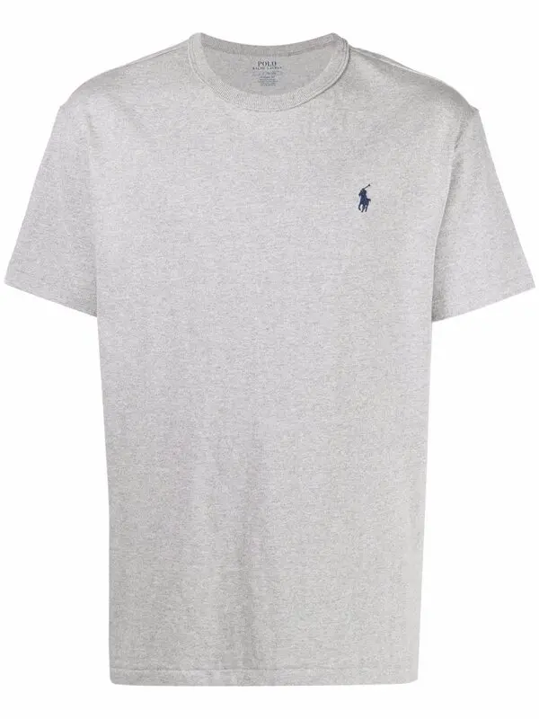 Ralph Lauren Embroidered Logo T-shirt - Grey