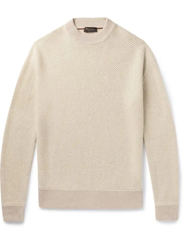 Loro Piana Linen And Cashmere-blend Sweater