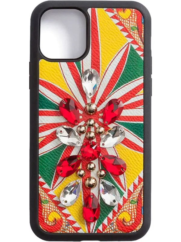 Dolce & Gabbana Crystal-embellished Iphone 11 Pro Case