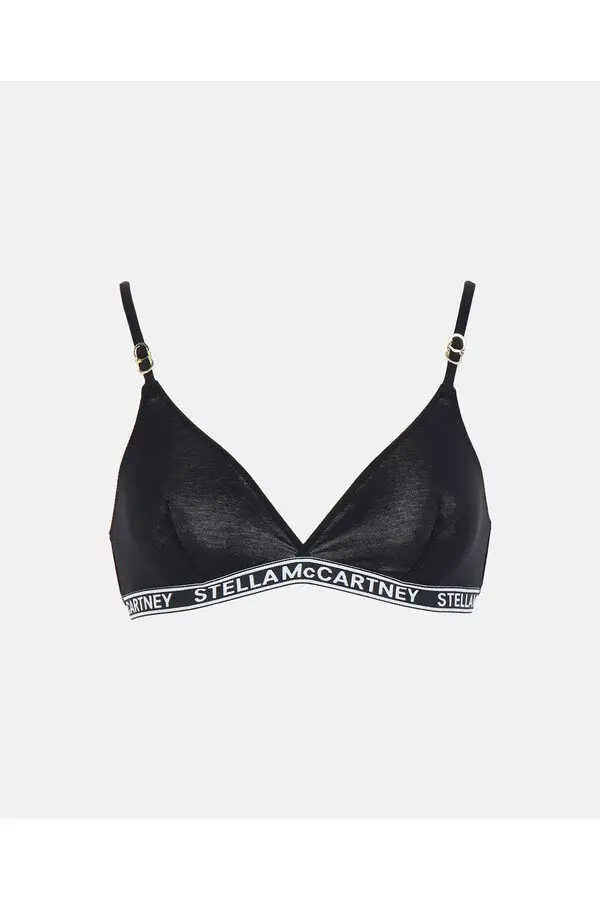 Stella McCartney Ivy Chatting Soft Cup Bra - Black | Editorialist