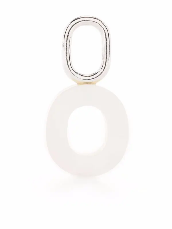 MARIA BLACK Lucid Letter O Charm - Silver