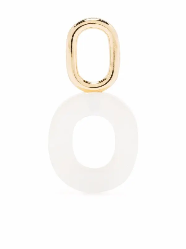 MARIA BLACK Lucid Letter O Charm - White
